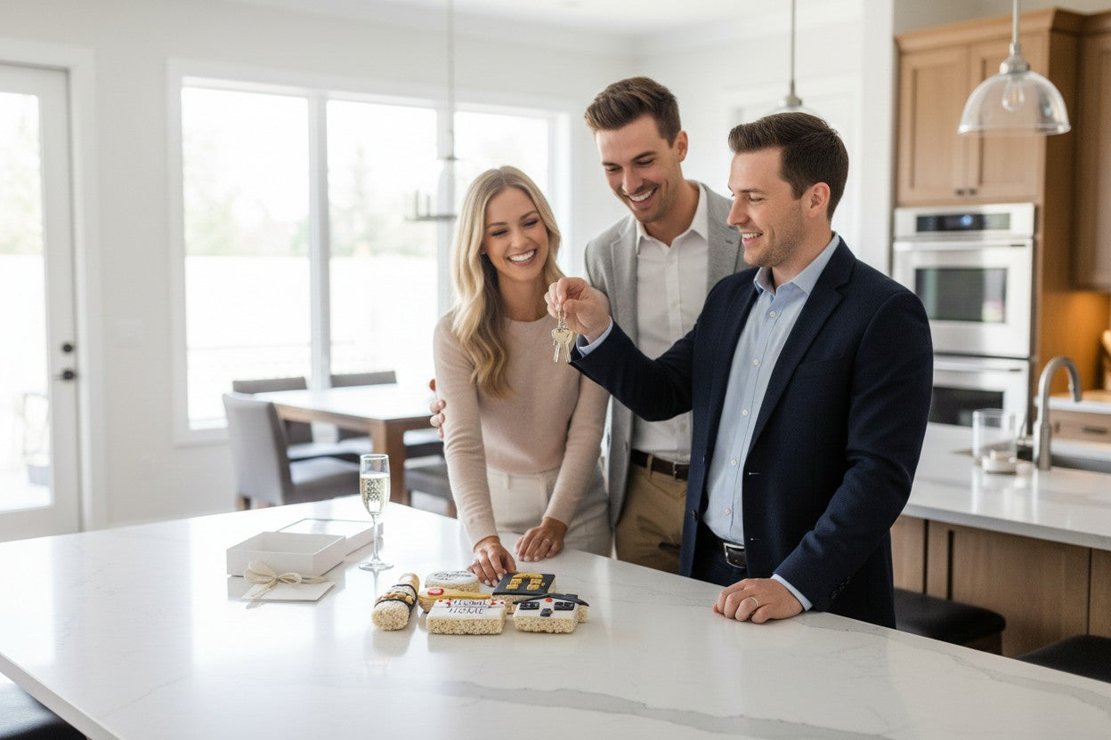 Housewarming Rice Crispy Treats | New Home Gifts | Creative Crispies Co.