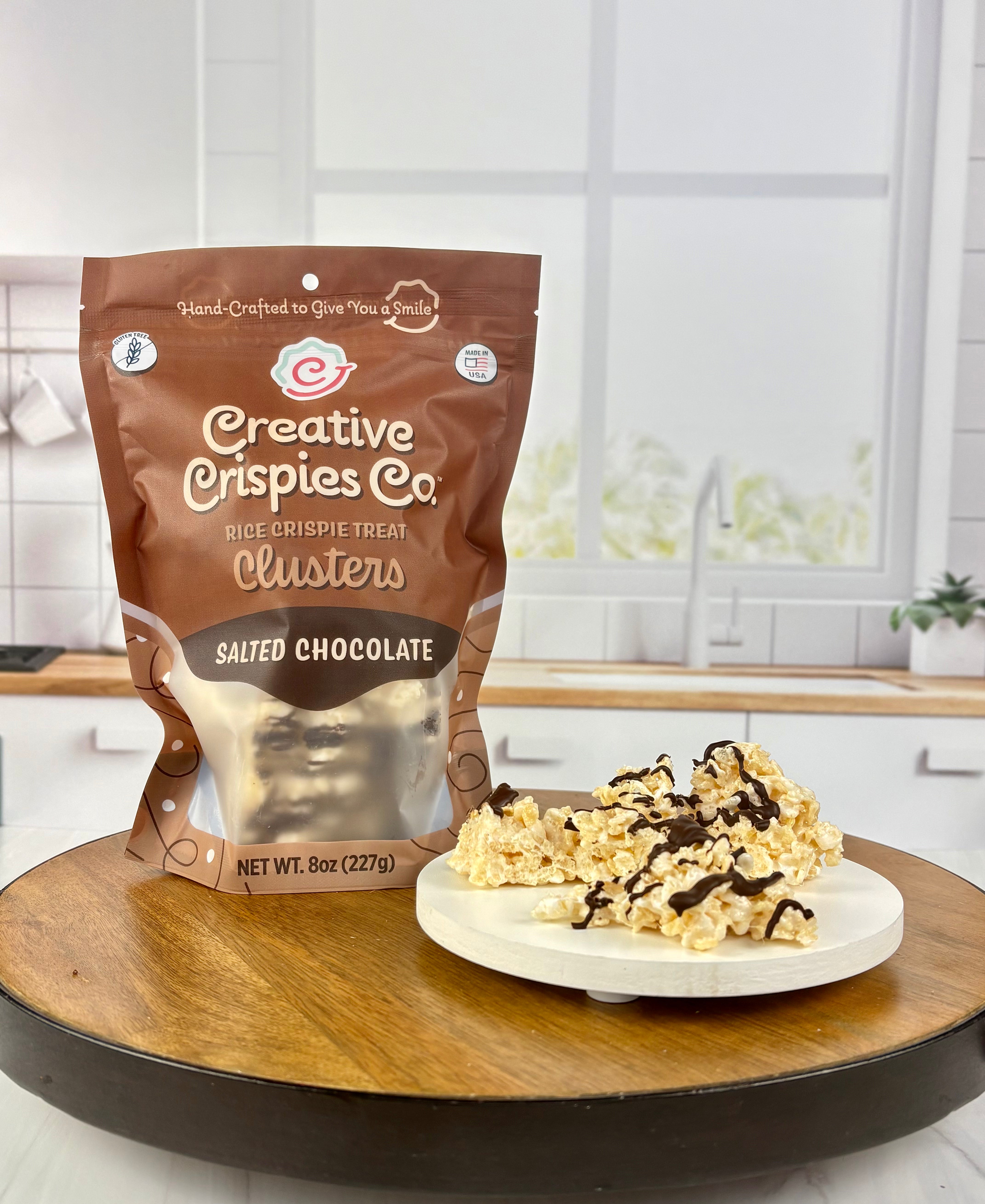 Clusters Salted Chocolate Crispie Mix Clusters | Creative Crispies ...